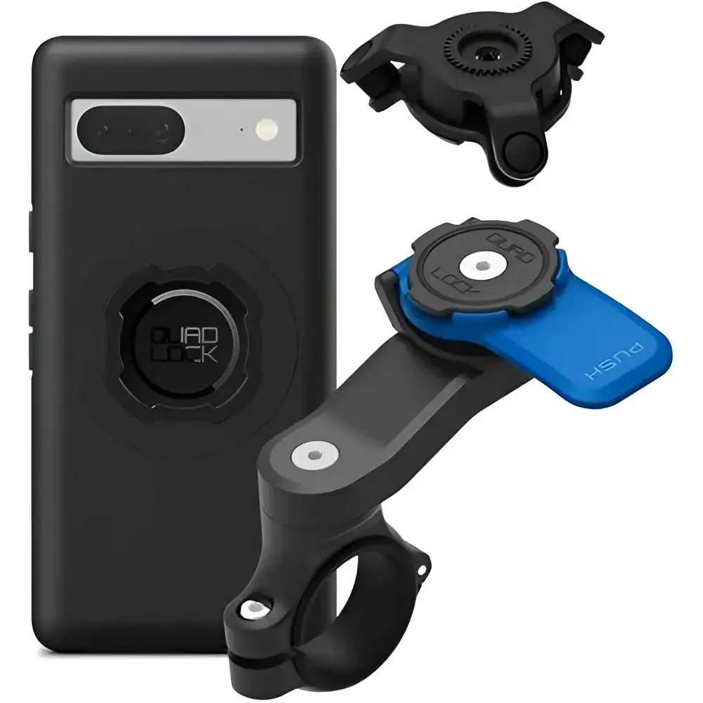 Quad lock mobile case black with mounting system – Leks Motor as