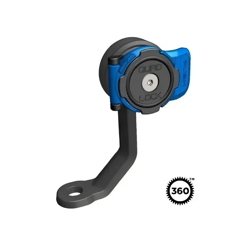 Quad lock mirror stem mount black matte motorcycle – Leks Motor as