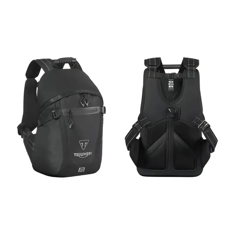Triumph 25 l commuter bag black motorcycle backpack – Leks Motor as